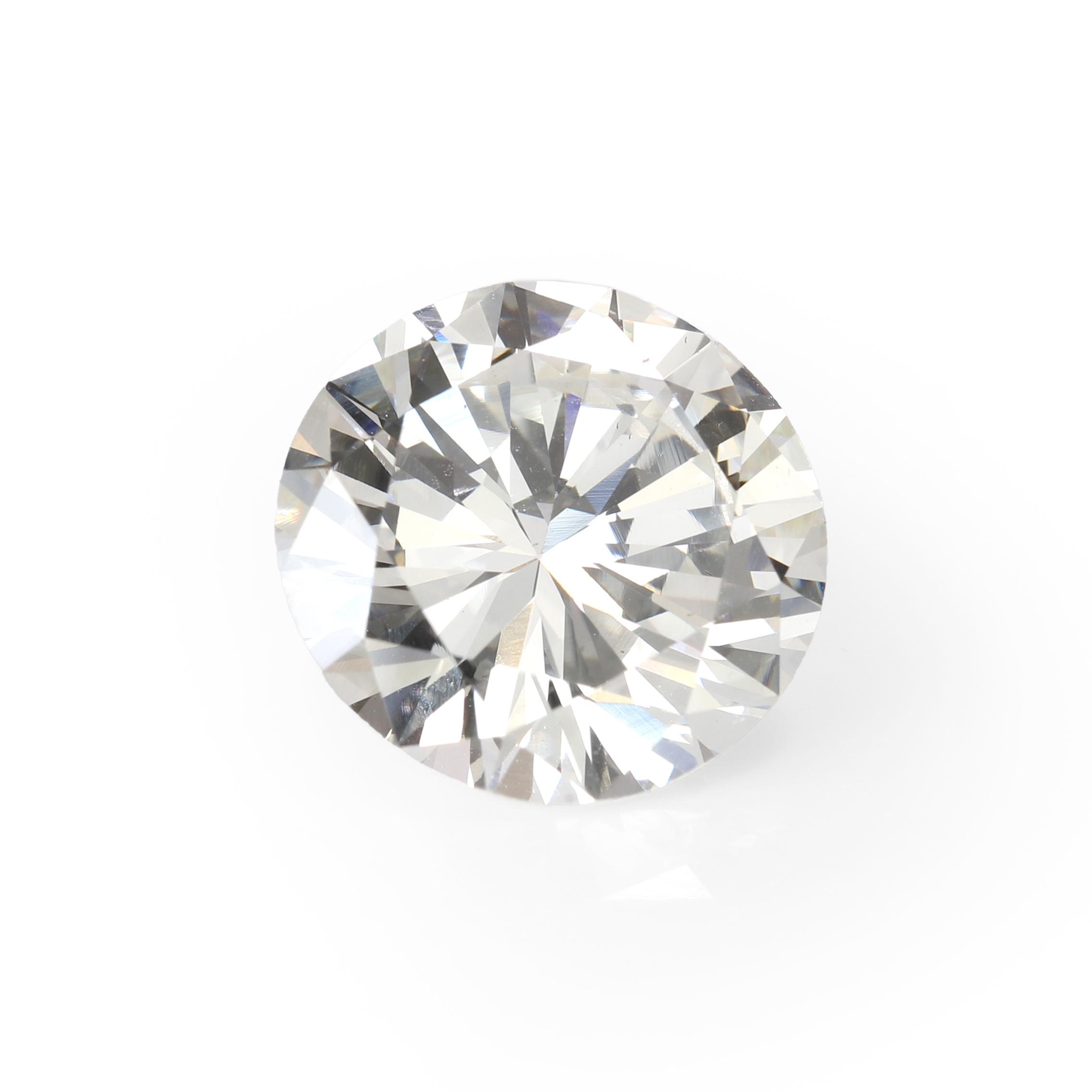 Lot 250 - An unmounted round cut diamond,
