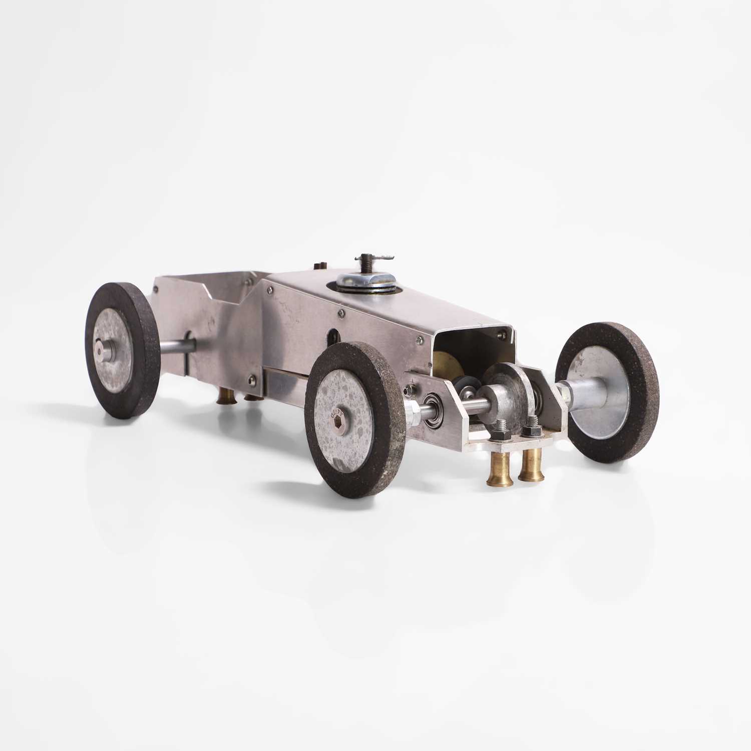 Lot 471 - A sports car model rail-racer,