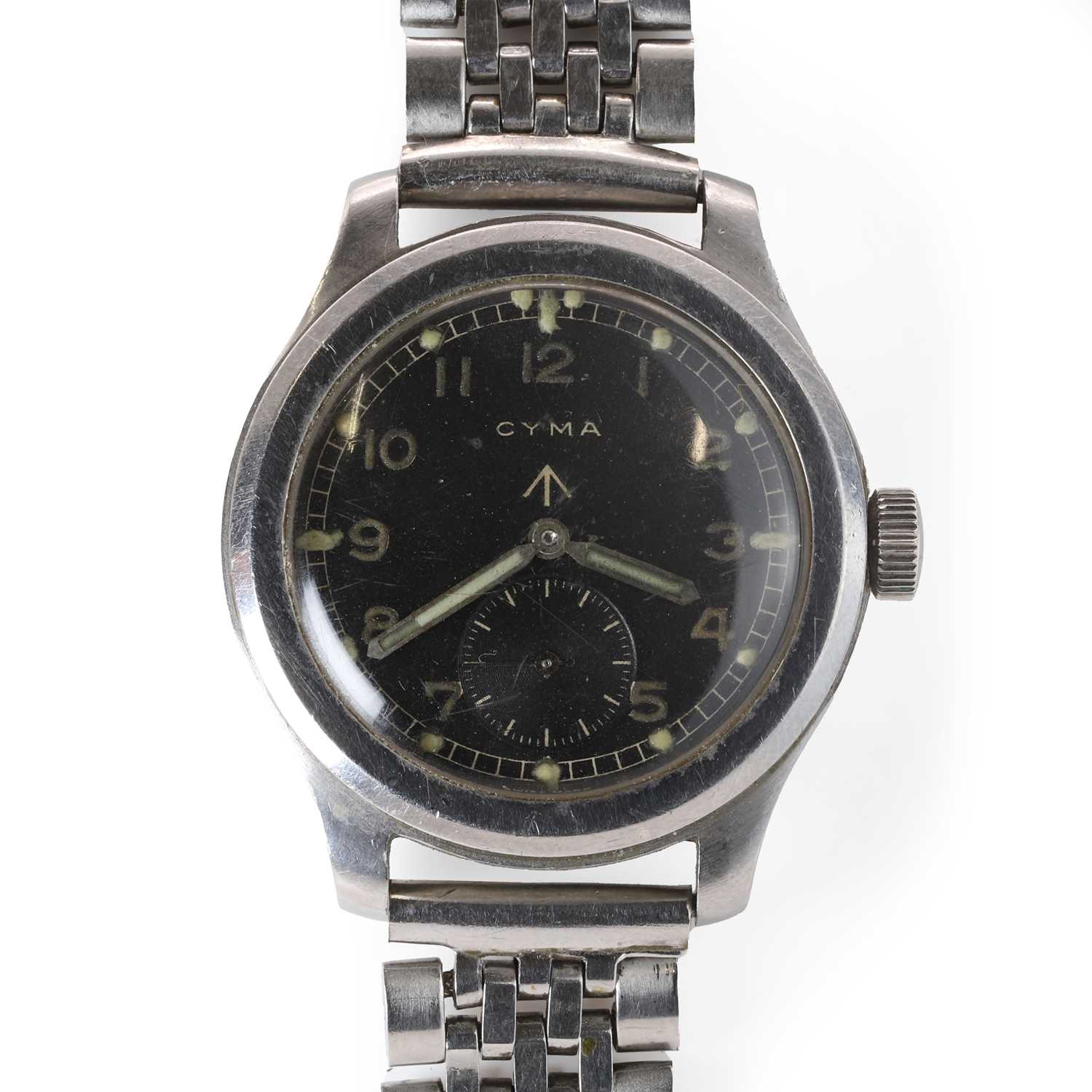 Lot 349 - A gentleman's WWII military Cyma 'Dirty