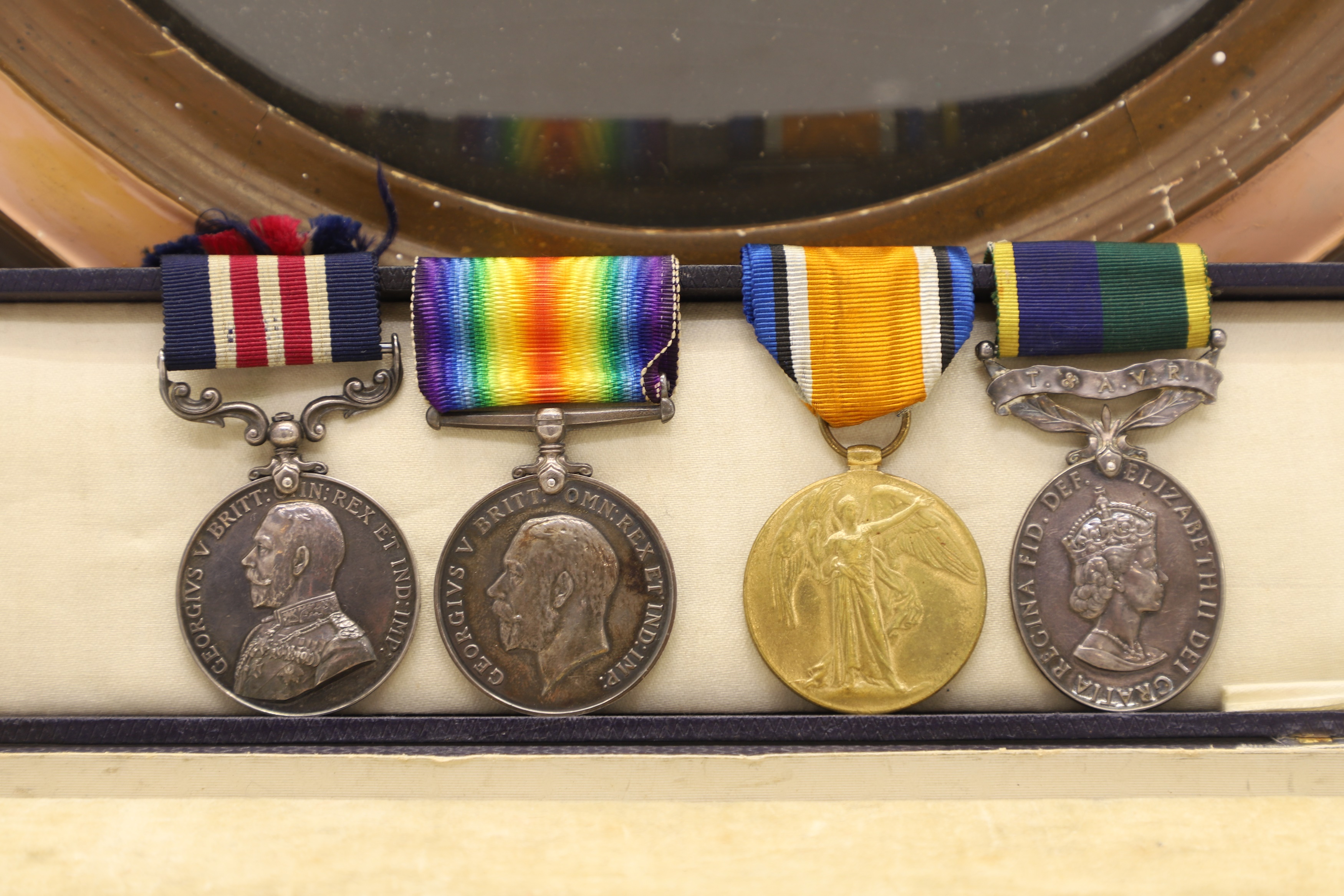 Lot 374 - Three World War One medals,
