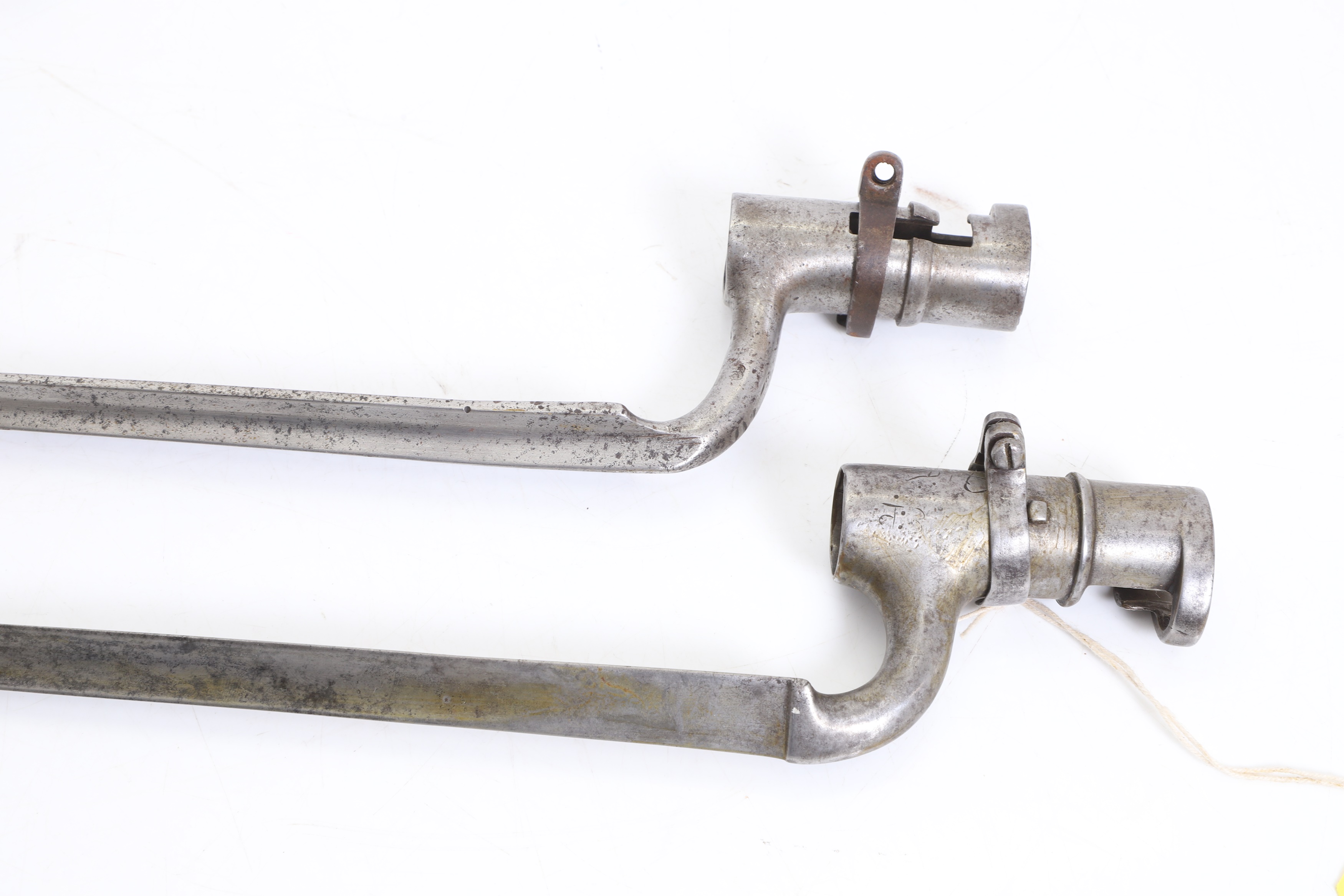 Lot 357 - Two socket bayonets,
